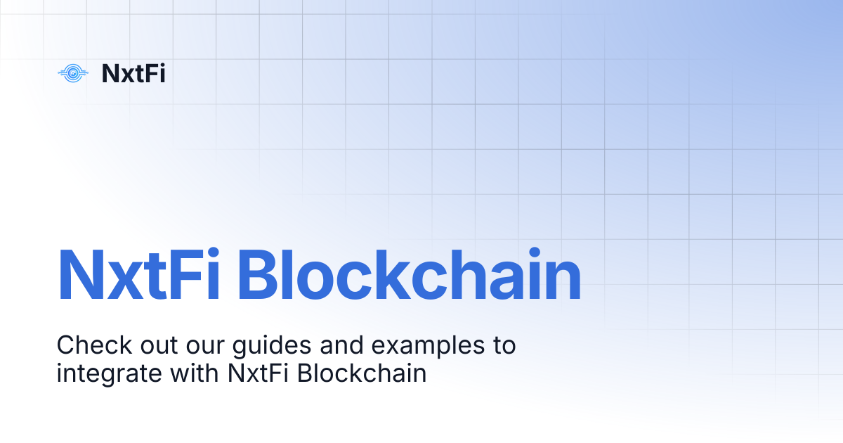 Nxtfi Blockchain Nxtfi